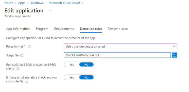 Using Intune to deploy the new Microsoft Quick Assist | DroidKid